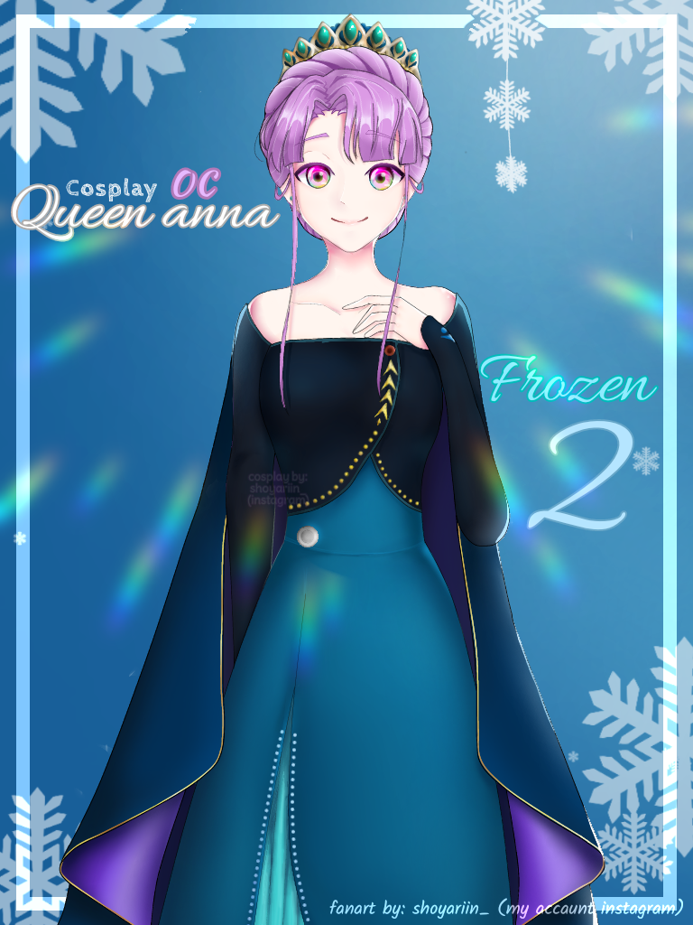 Queen anna (OC cosplay) - ibisPaint