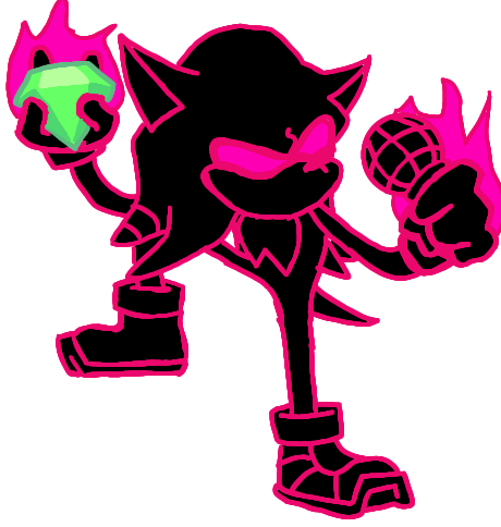 furia roja Shadow (fnf Sonic sd) - ibisPaint