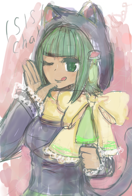 ISIS chan & melon bar - ibisPaint