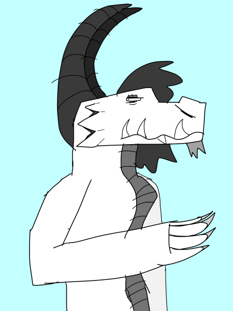 Oh no The dragon is disappointed - ibisPaint