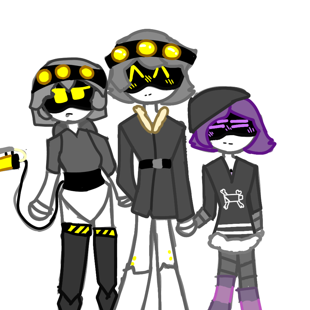 trouble Makerz trio - ibisPaint