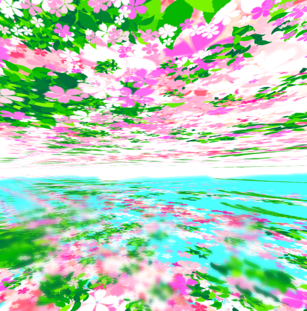 Flower Floating in The Water - ibisPaint