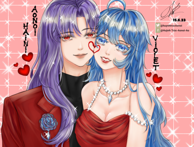 💜Ao x Vio💙 - ibisPaint