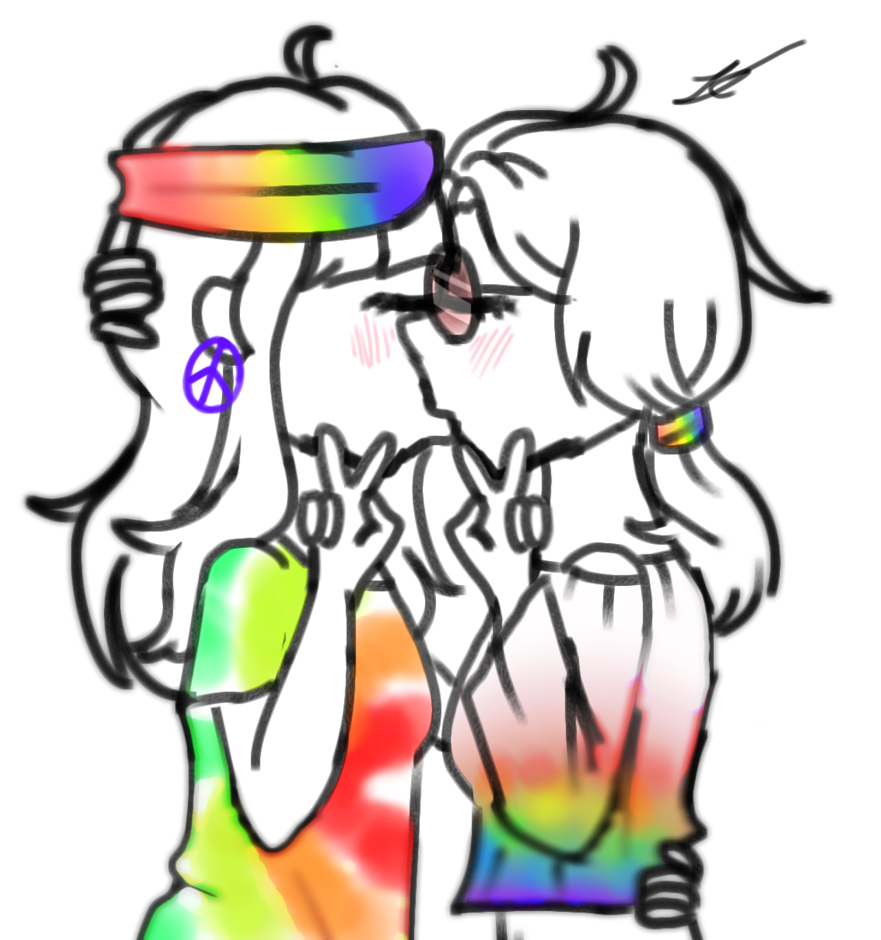 Gay hippies 🏳️‍🌈 - ibisPaint