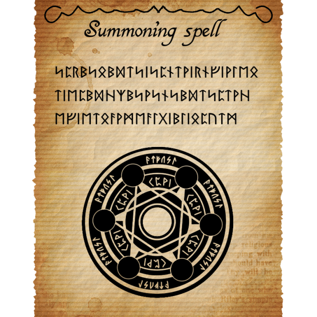 Summoning spell - ibisPaint