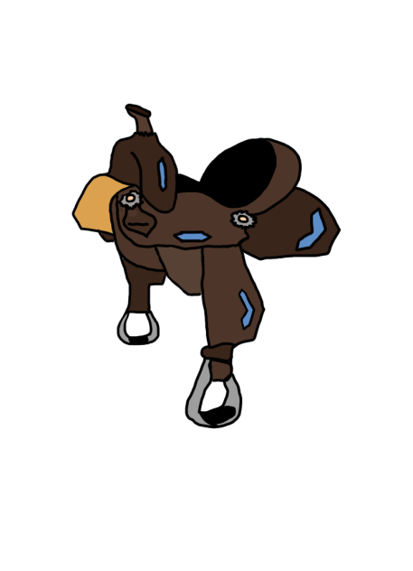 Western saddle - ibisPaint