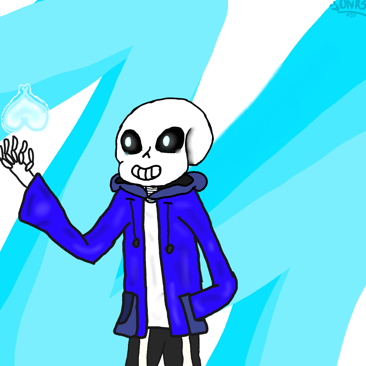 sans alma azul 💙 - ibisPaint