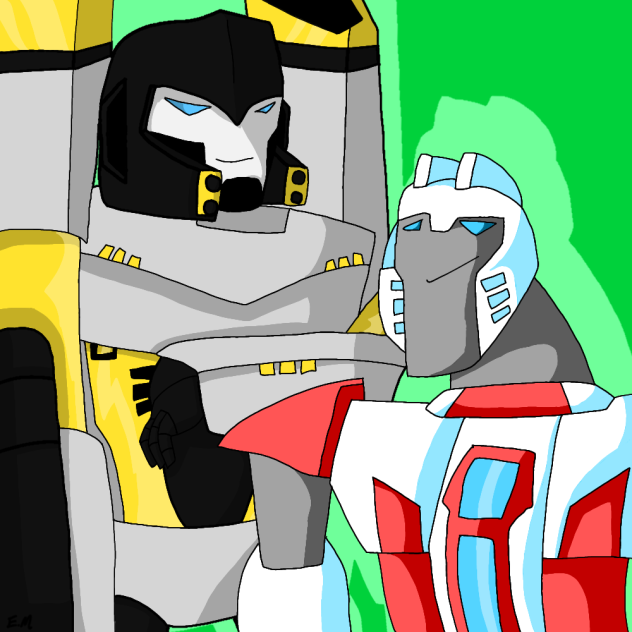 SG Animated Megatron and Starscream - ibisPaint