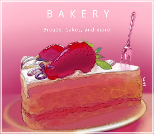 Dessert Poster - ibisPaint