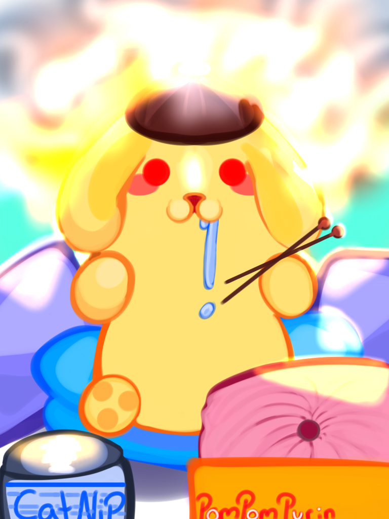 Mukbang with Pompompurin !!! - ibisPaint