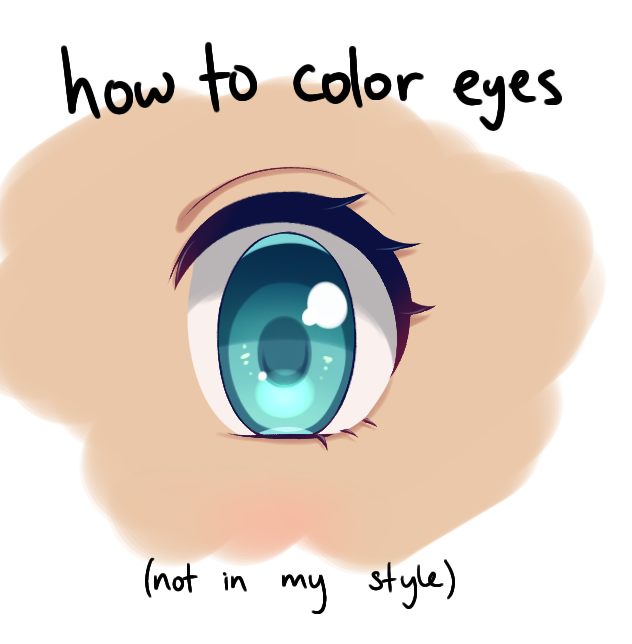 Coloring Anime Eyes - Attempt 1 [how-to] - ibisPaint
