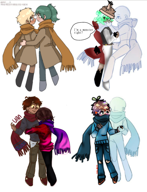 scarf collan- - ibisPaint