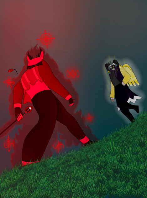 alastor VS adam - ibisPaint