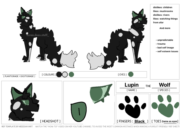 Lupin offical Ref sheet - ibisPaint