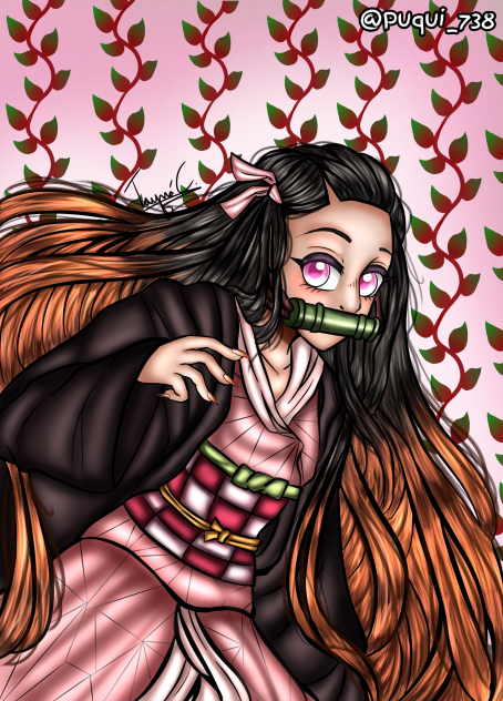 Nezuko Kamado Fanart - ibisPaint
