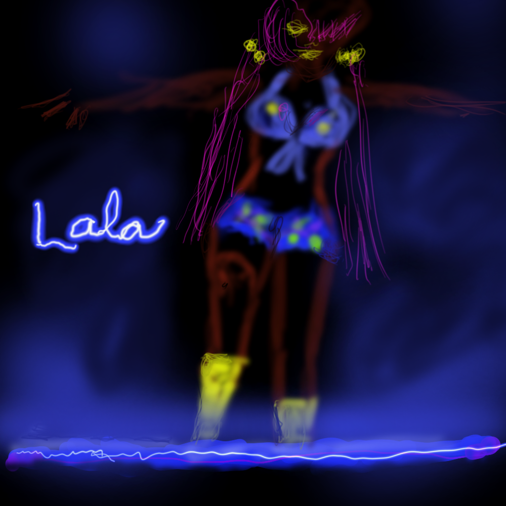 black light dance - ibisPaint