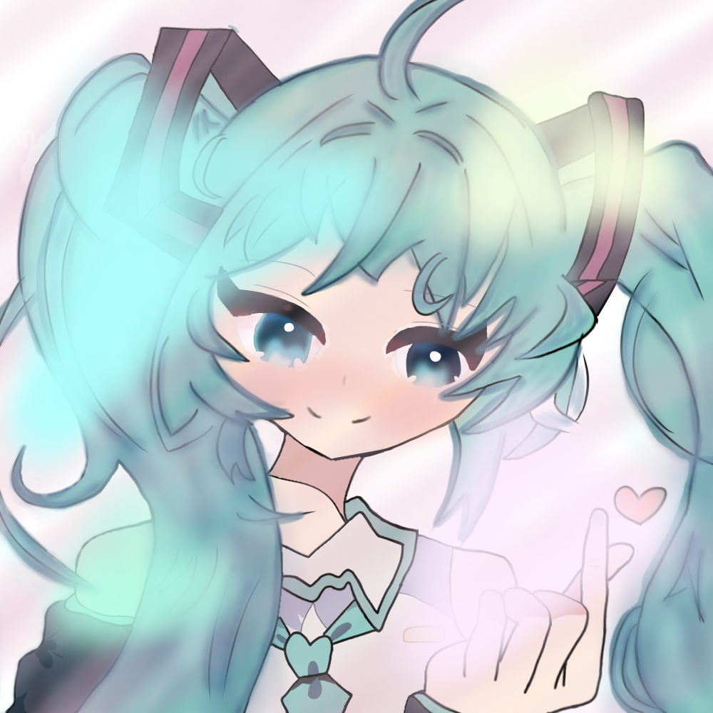Hatsune Miku ll Stage Love Pose - ibisPaint