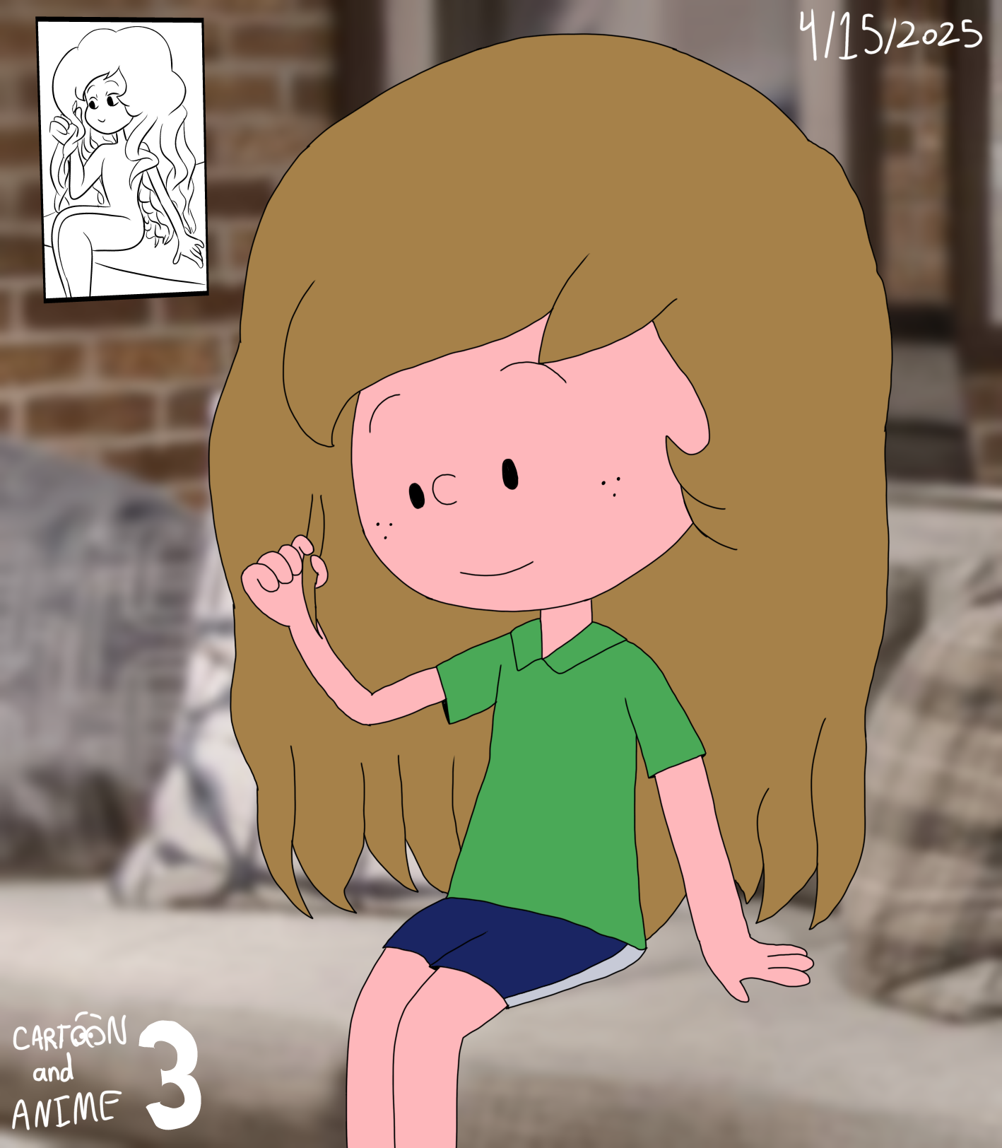 Peppermint Patty's New Hairstyle - ibisPaint