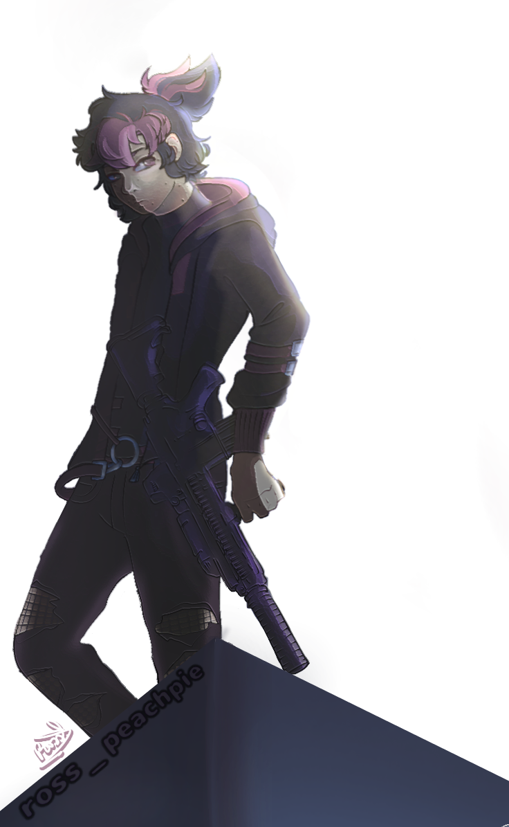 Chris y pistola - ibisPaint