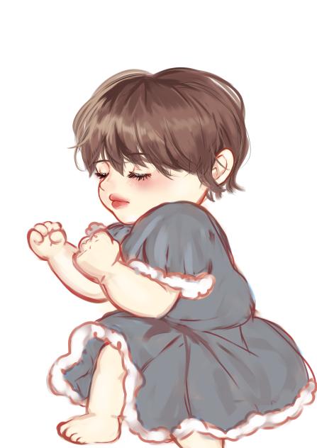 SH... BABY IS SLEEPING - ibisPaint