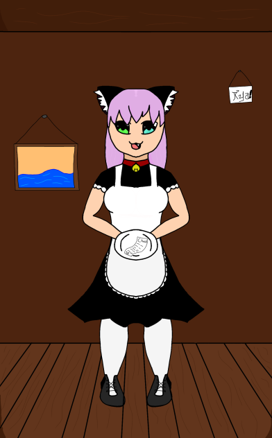 Cat maid - ibisPaint