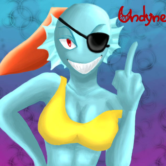 Undertale undyne - ibisPaint