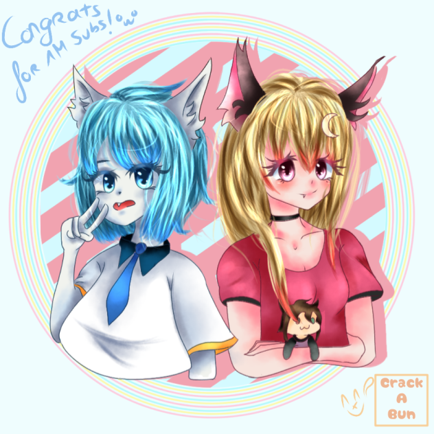 Wolfy & Luna - ibisPaint