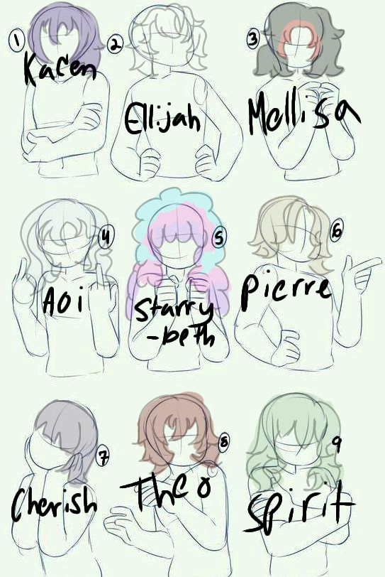 Drawing all of my OCs - ibisPaint