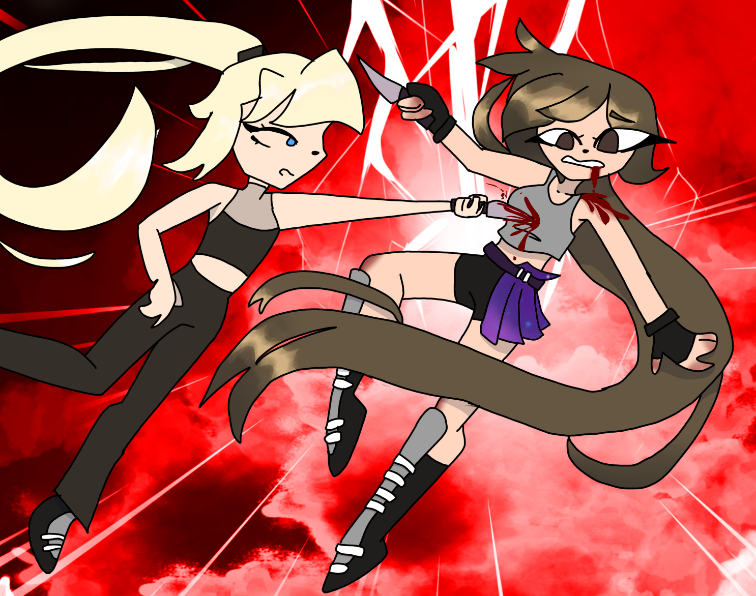 An acton sene for practice - ibisPaint