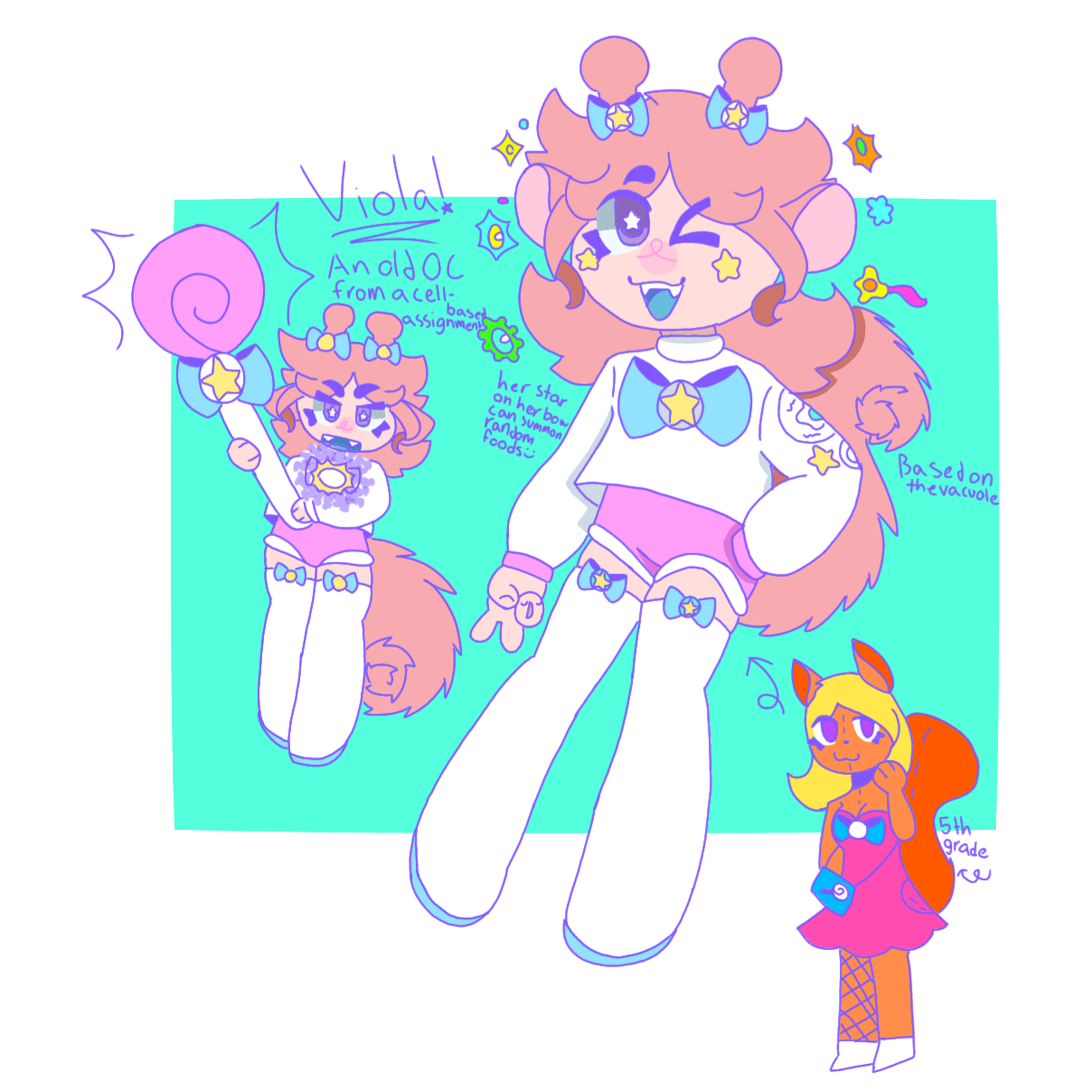 VIOLA THE CELL ALIEN!! - ibisPaint