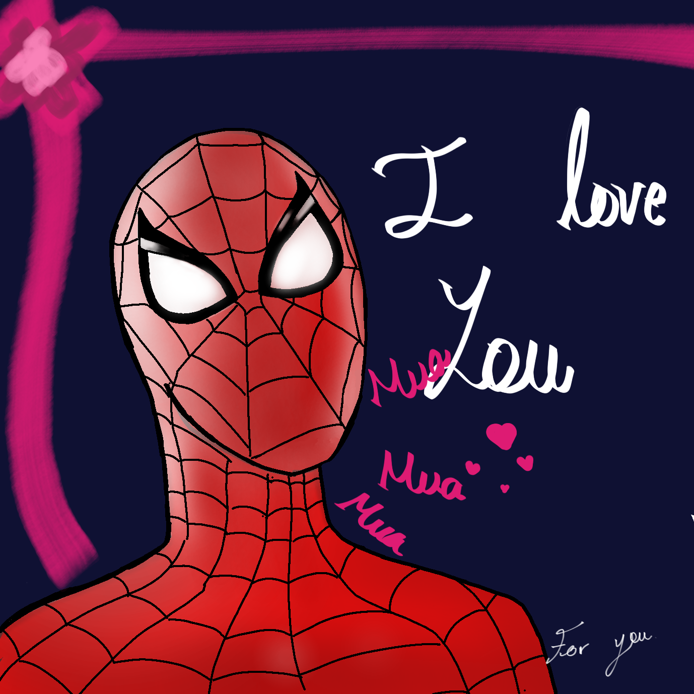 hombre araña_esther - ibisPaint