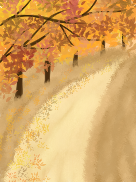 Autumn forest - ibisPaint