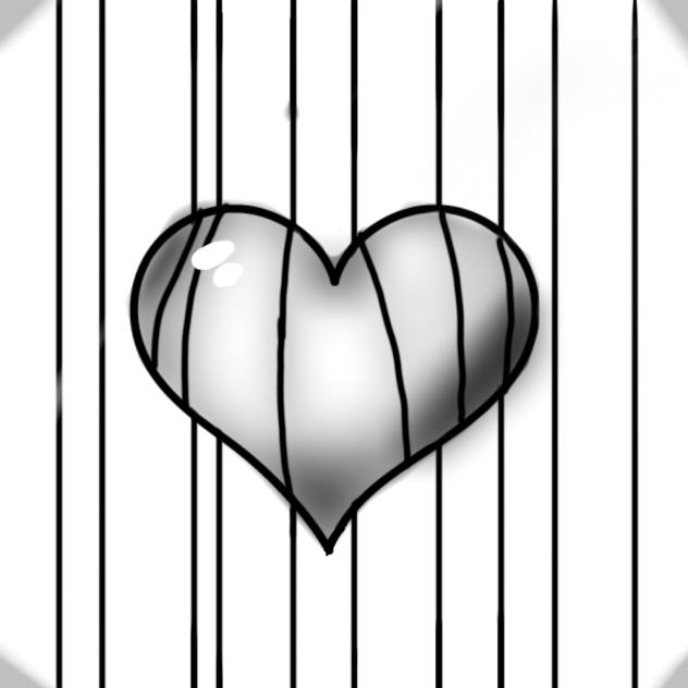 bridget riley's heart illusion art - ibisPaint