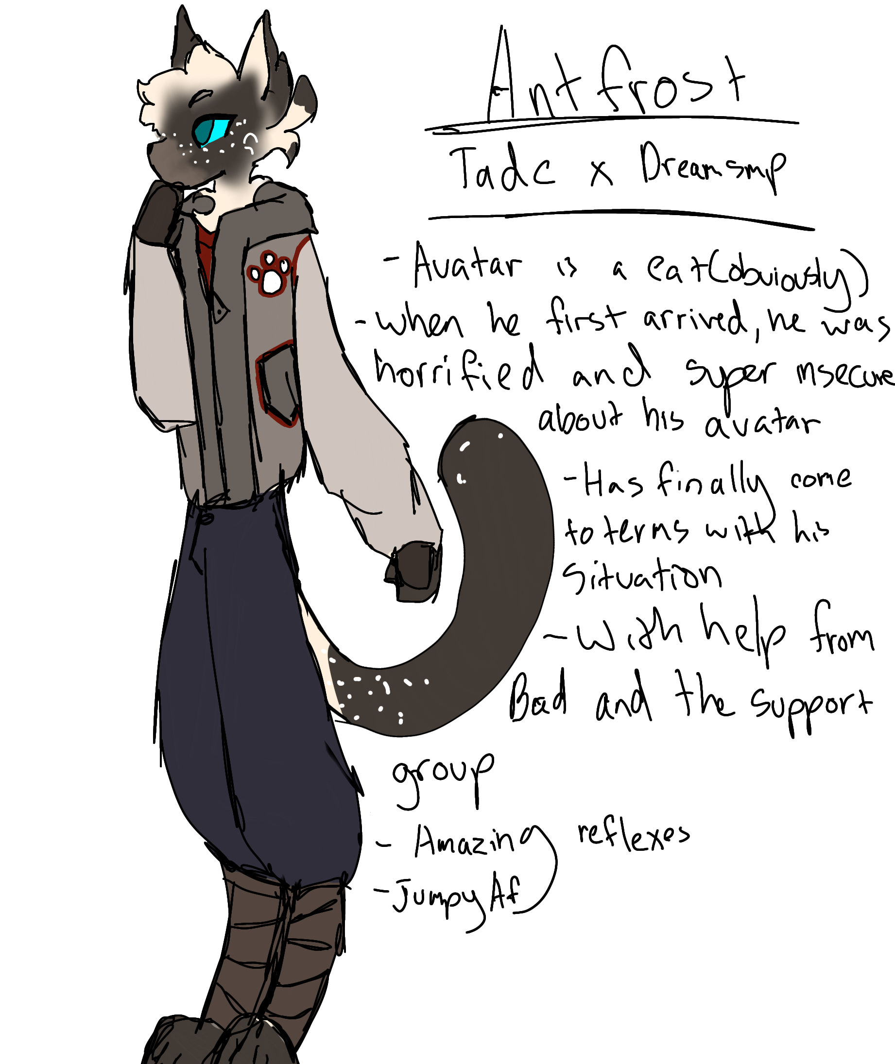 Ant frost TADC x dream smp - ibisPaint