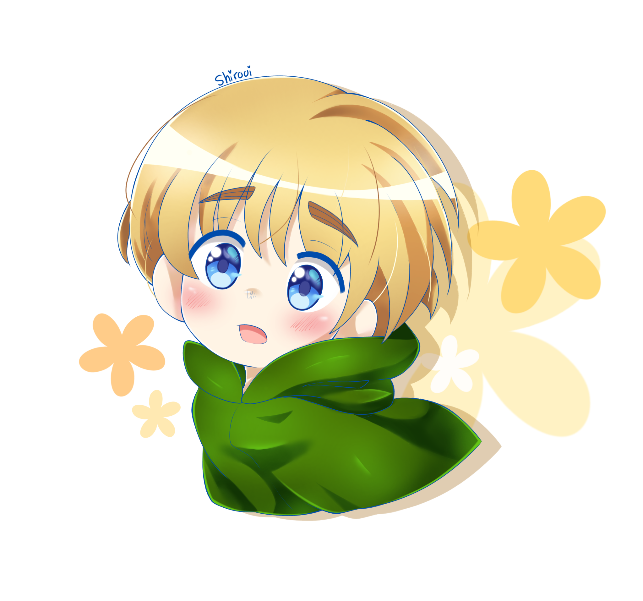 Armin Arlert AOT Anime Flower Flower - ibisPaint