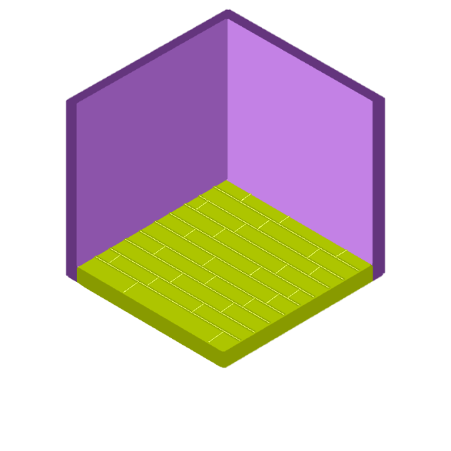 isometric room base - ibisPaint