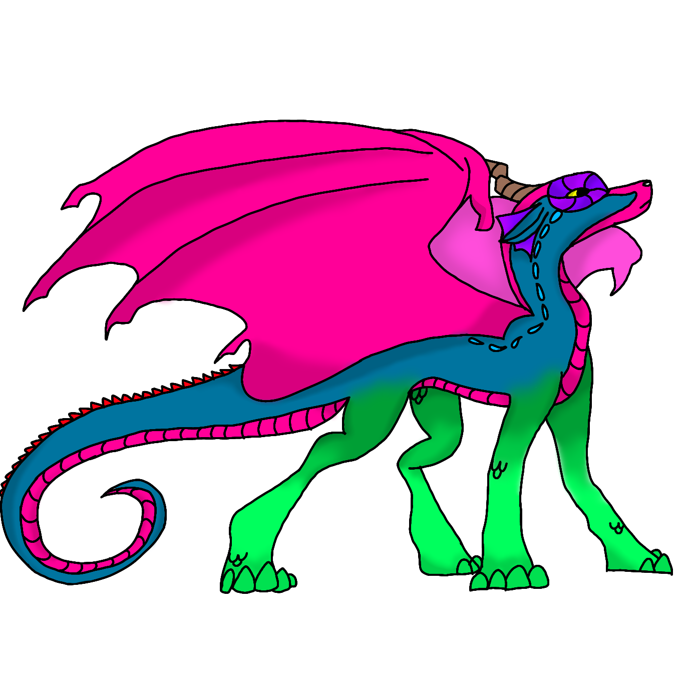 rainwing dragon - ibisPaint