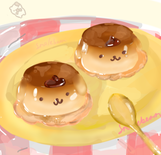 Pompompurin pudding! - ibisPaint
