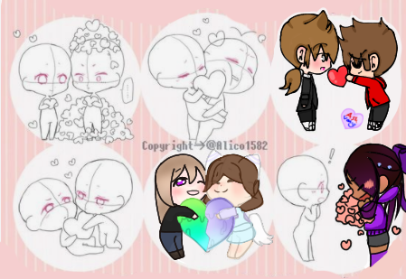 Heart collaboration. With Tord and Tom - ibisPaint