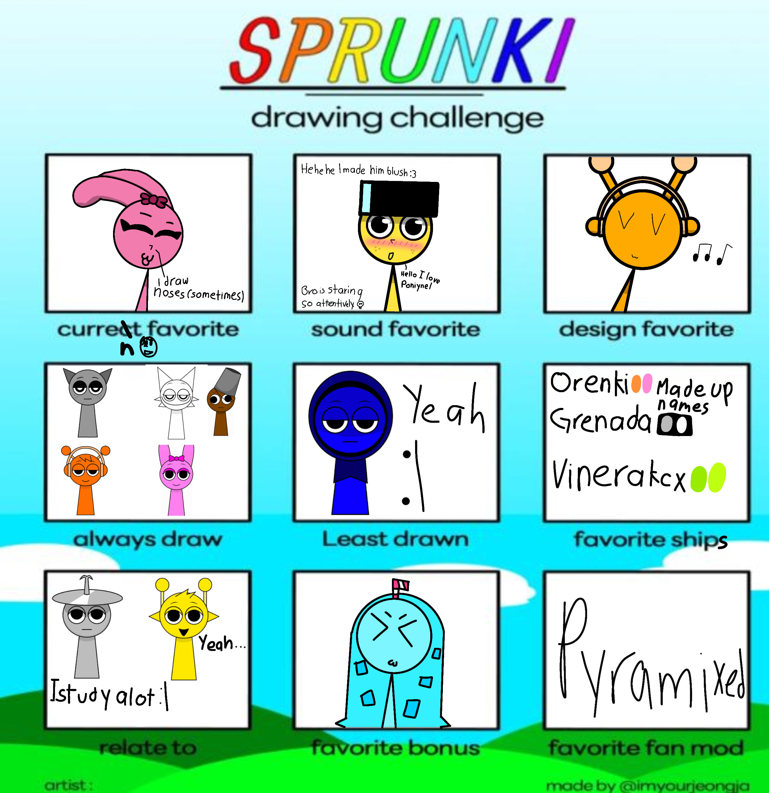 sprunki - ibisPaint