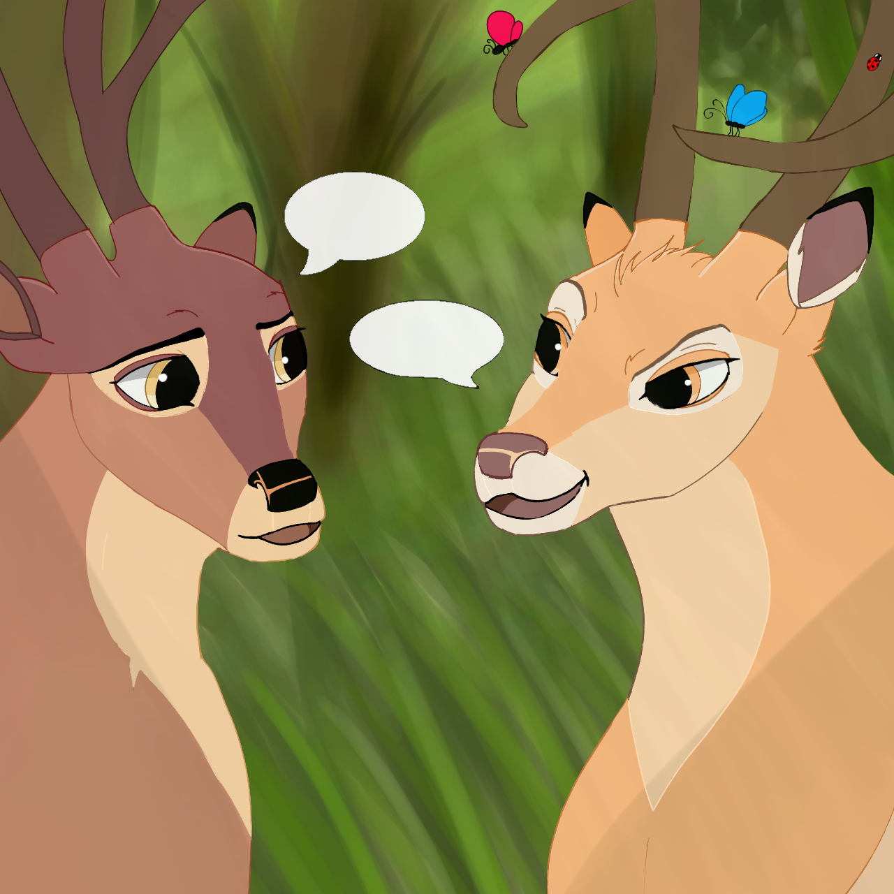 Theo com o irmão buck - ibisPaint