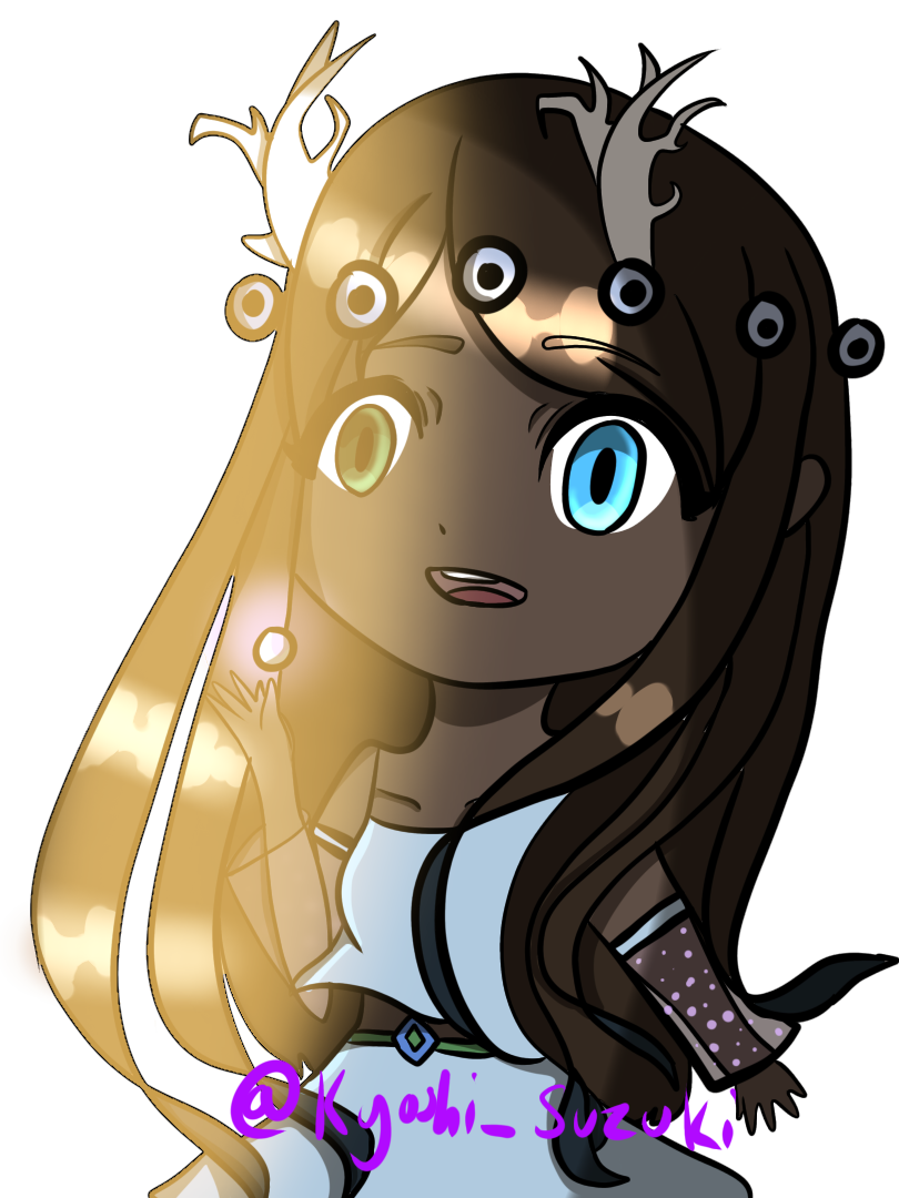 Magical deer girl - ibisPaint