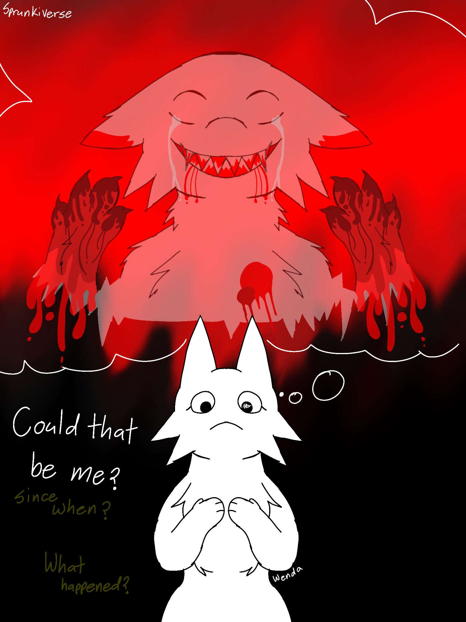 CW Blood The end of it all- Sprunki - ibisPaint