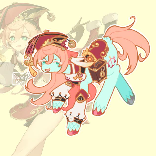 Yanfei as a Pony! - ibisPaint