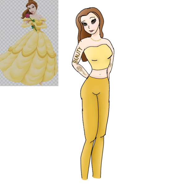 Belle from Beauty and the Beast - ibisPaint