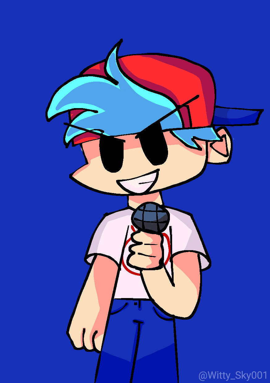 boyfriend from FNF - ibisPaint