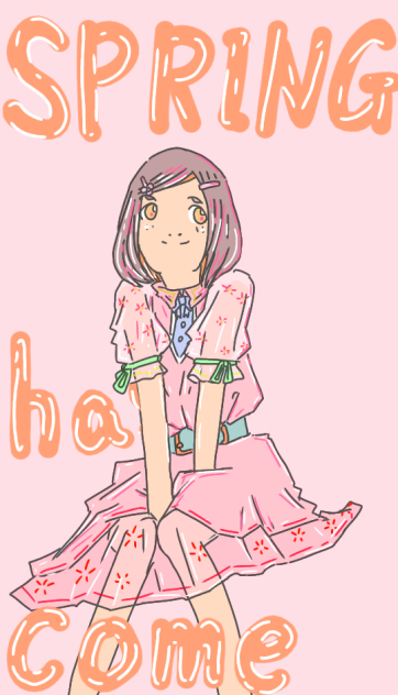 SPRING has come. - ibisPaint