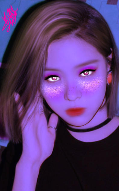 ITZY RYUJIN SMUDGE EDIT - ibisPaint