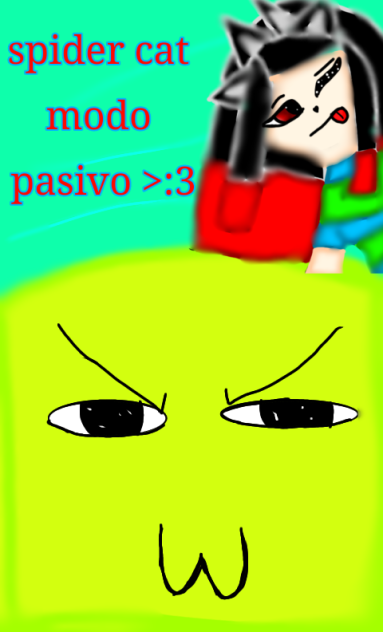 spider cat presentación no es la pelea - ibisPaint