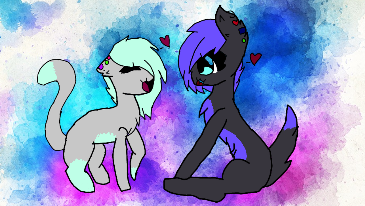 wolf x cat - ibisPaint